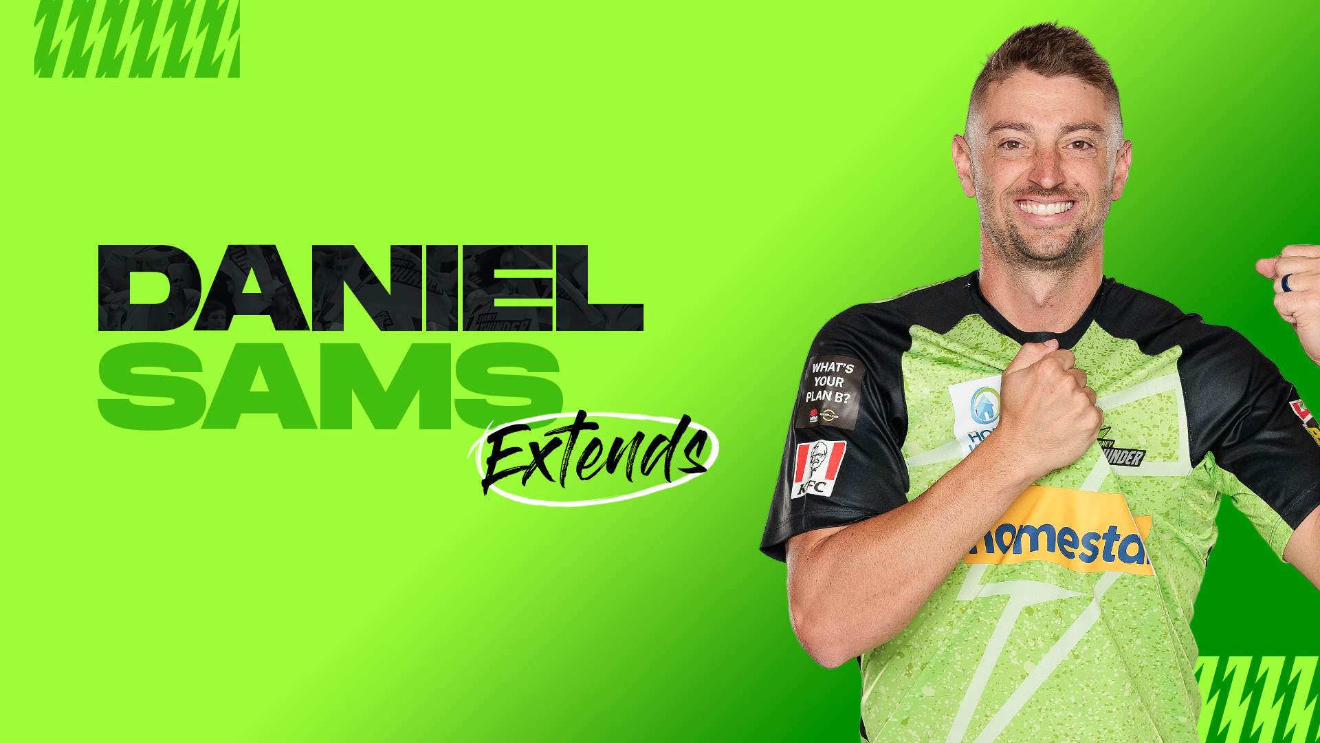 Daniel Sams extends Sydney Thunder contract to BBL|15 | Sydney Thunder