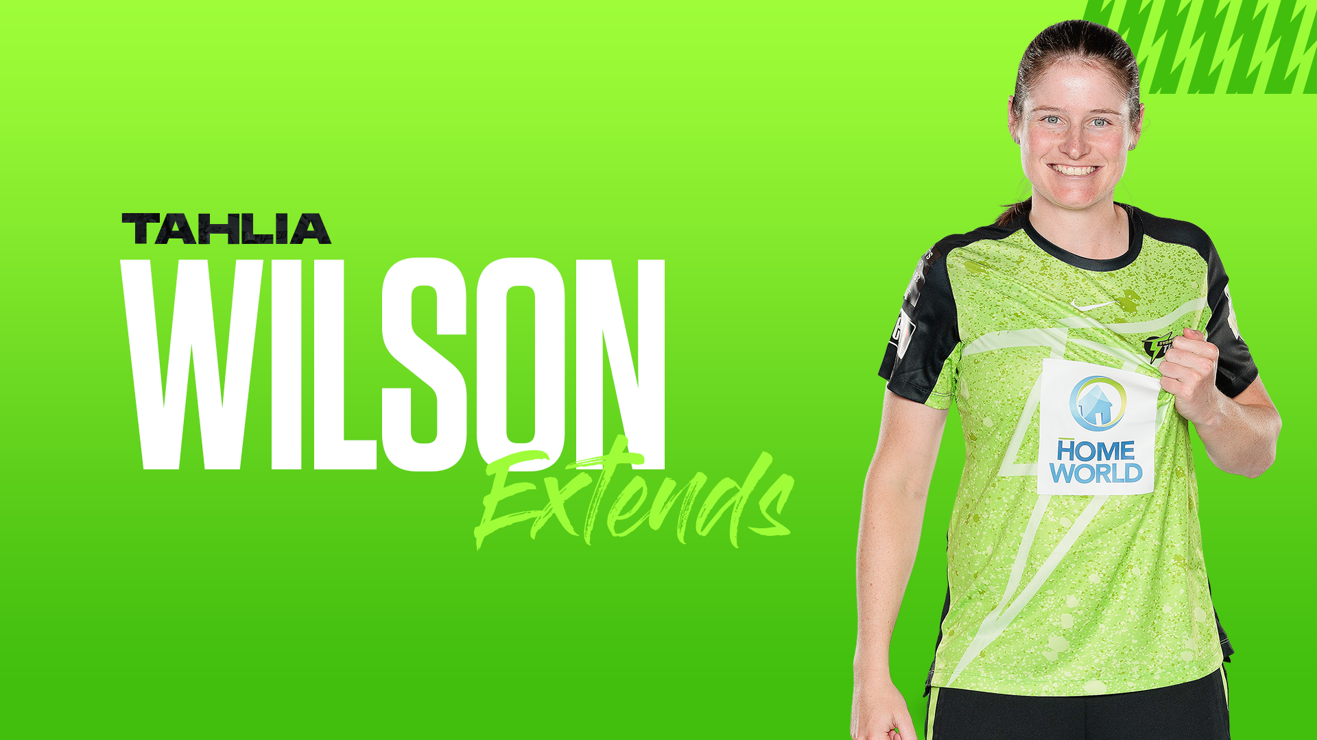 Tahlia Wilson Extends and Set to Captain for T20 Spring Challenge ...